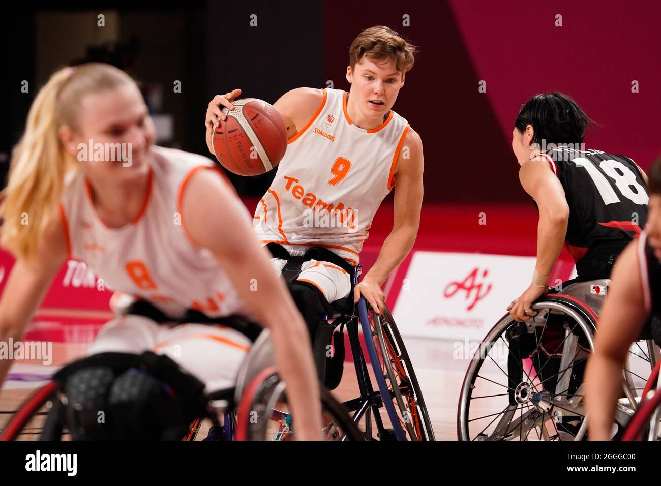 Tokyo, Japan. 31st Aug, 2021. Bo Kramer (NED) Wheelchair Basketball ...