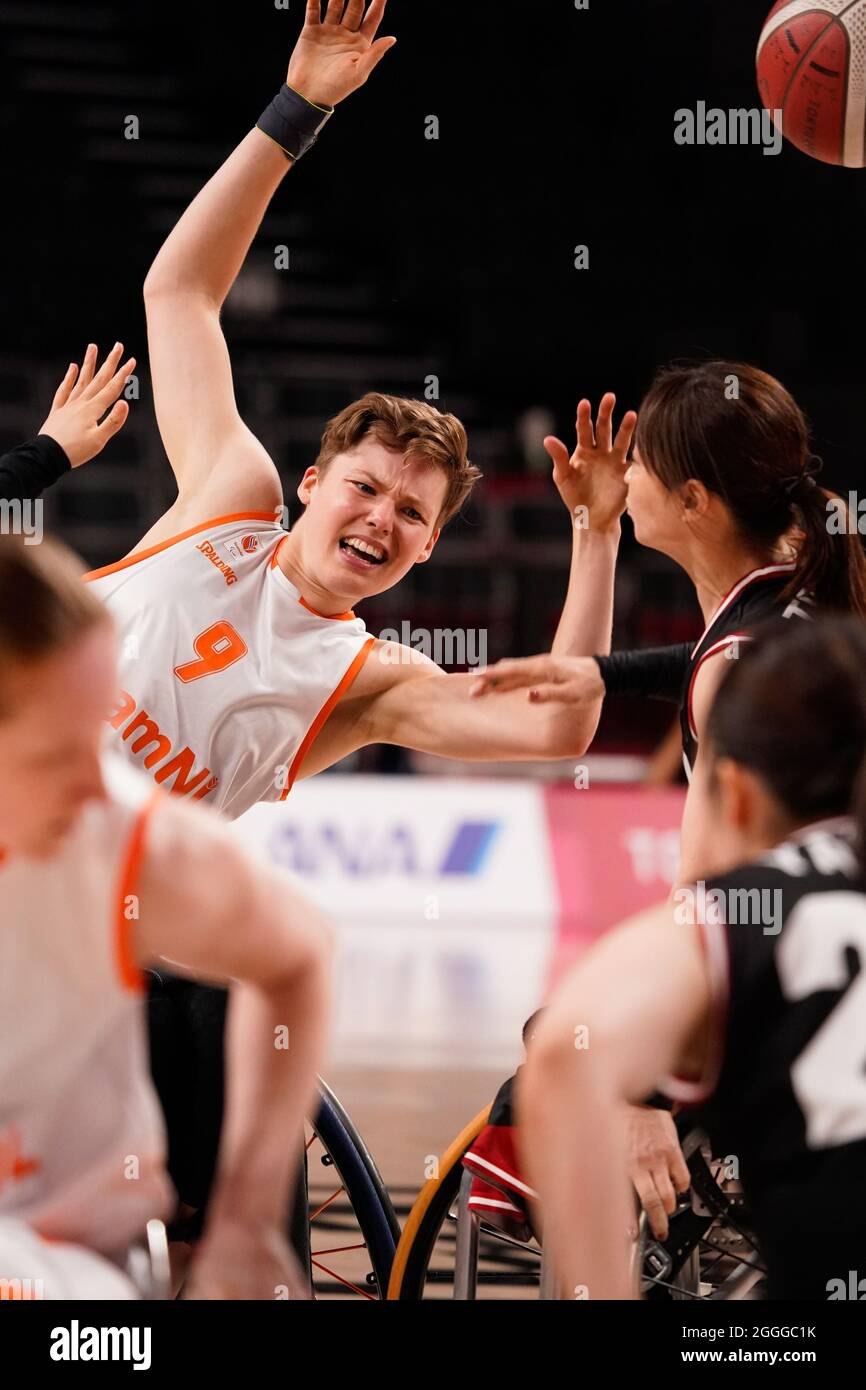 Tokyo, Japan. 31st Aug, 2021. Bo Kramer (NED) Wheelchair Basketball ...