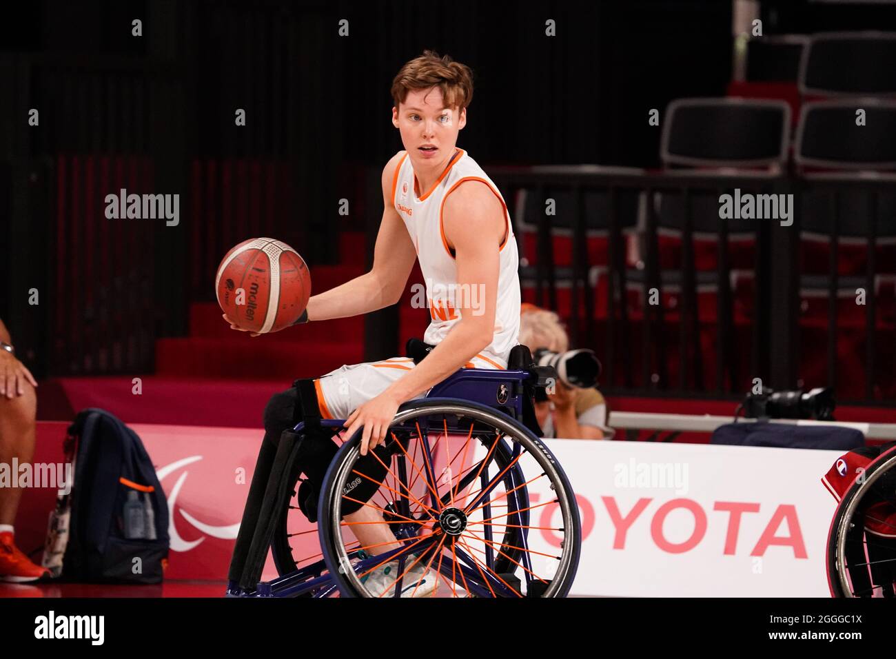Tokyo, Japan. 31st Aug, 2021. Bo Kramer (NED) Wheelchair Basketball ...