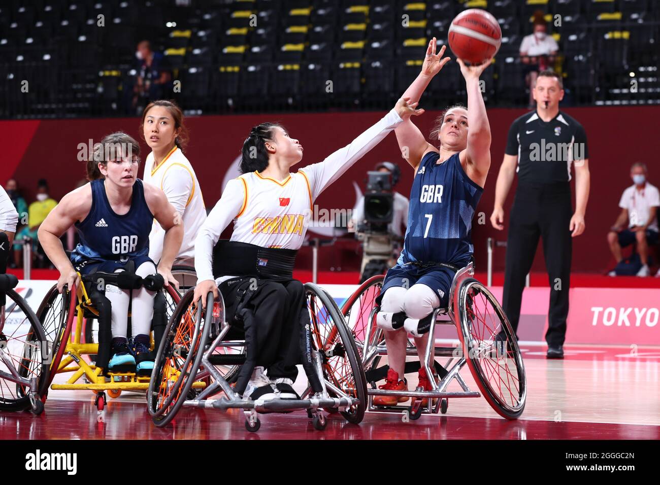 Tokyo, Japan. 31st Aug, 2021. Helen Freeman (GBR) Wheelchair Basketball ...