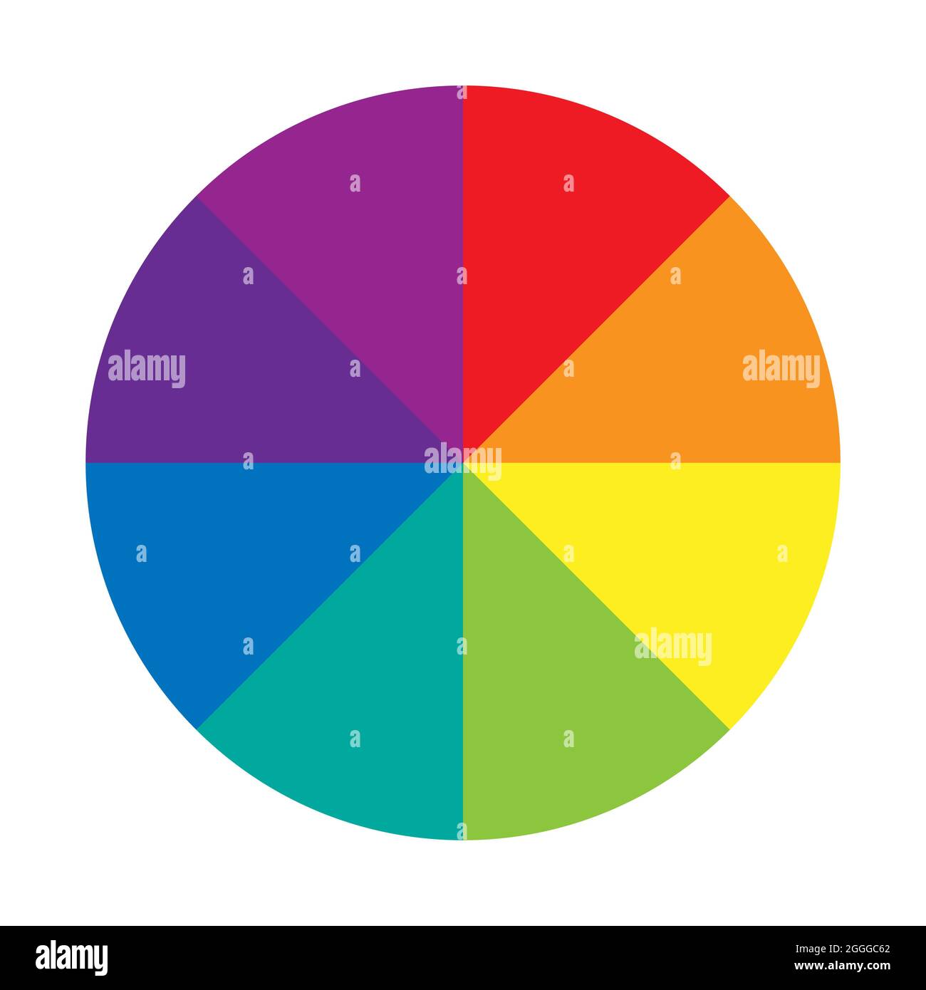 Color Wheel on the white background. Color Circle Picker sign. Flat ...