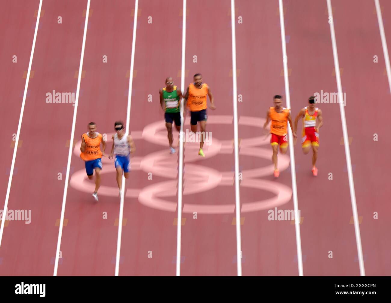 Olympic games rings tokyo stadium hi-res stock photography and images ...