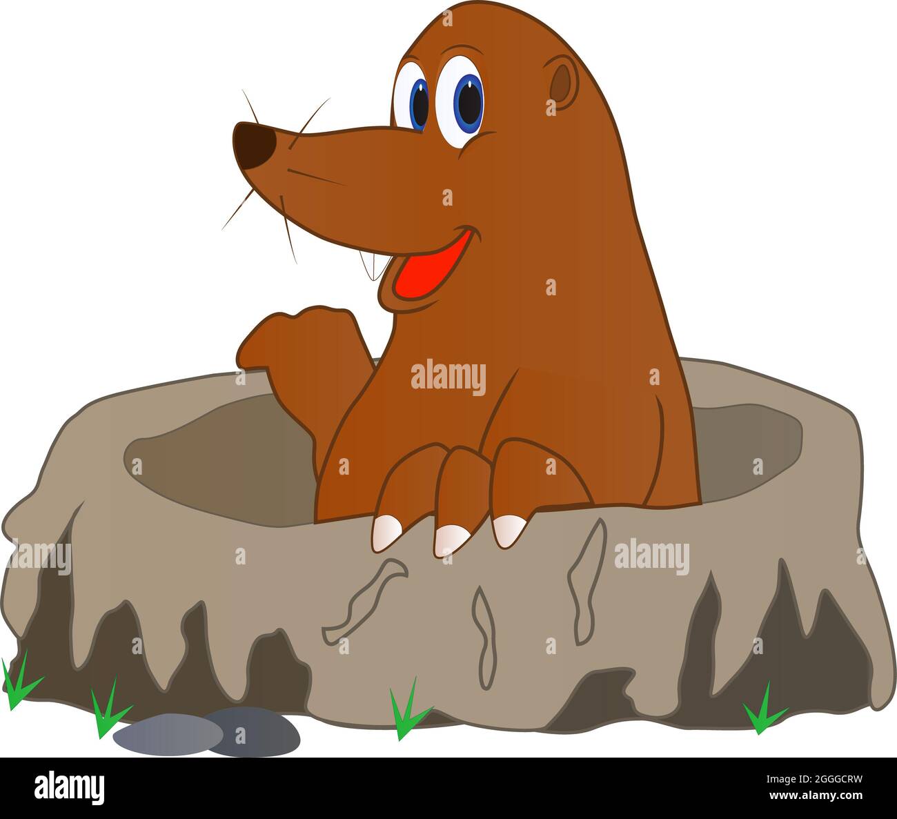 Cartoon mole hi-res stock photography and images - Alamy