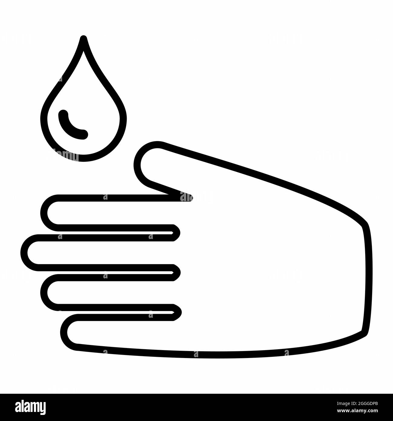 Icon Vector of Wash - Line Style - Simple illustration, Editable stroke ...