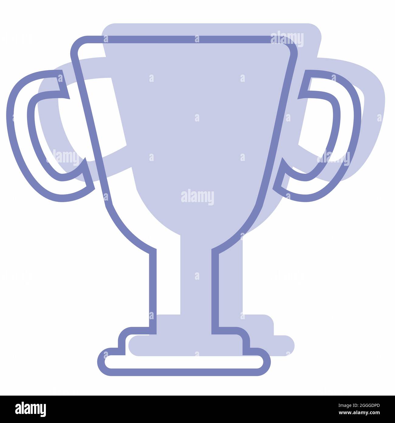 Icon Vector of Winner Up - Two Tone Style - Simple illustration ...