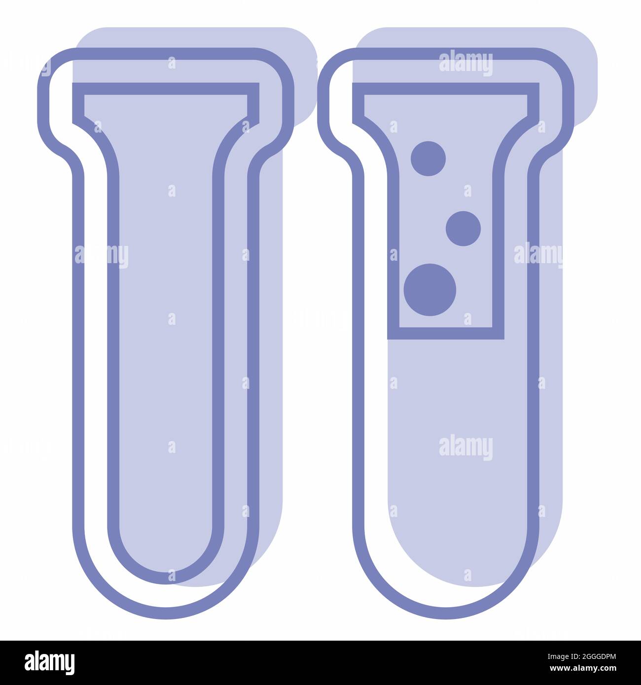 Icon Vector of Vials 3 - Two Tone Style - Simple illustration, Editable ...