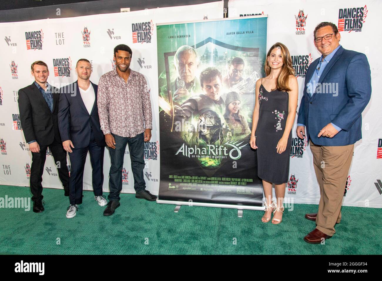 Los Angeles, CA, August 31, 2021 Cast of "Alpha Rift" attends 24th ...