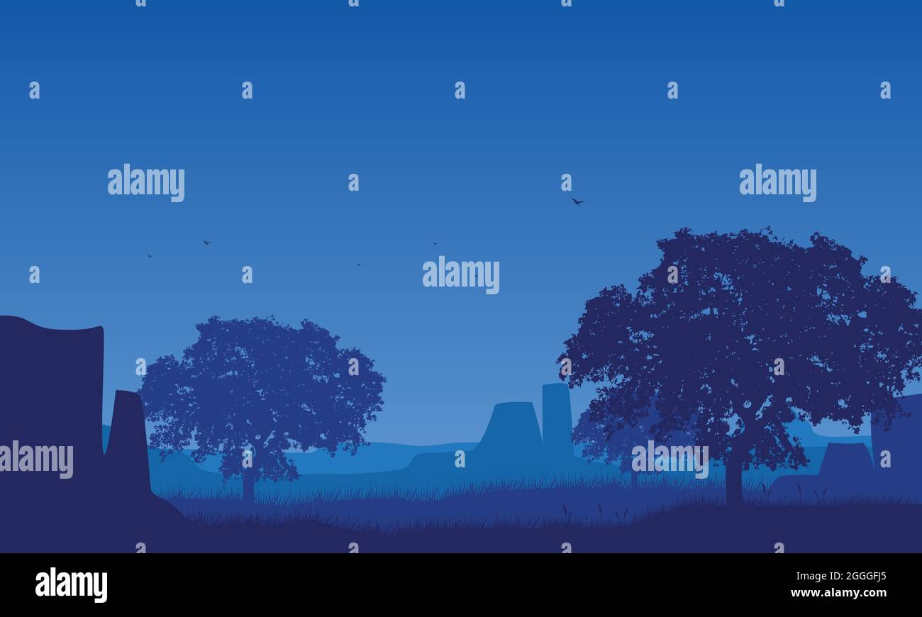 Cool night view Stock Vector Images - Alamy