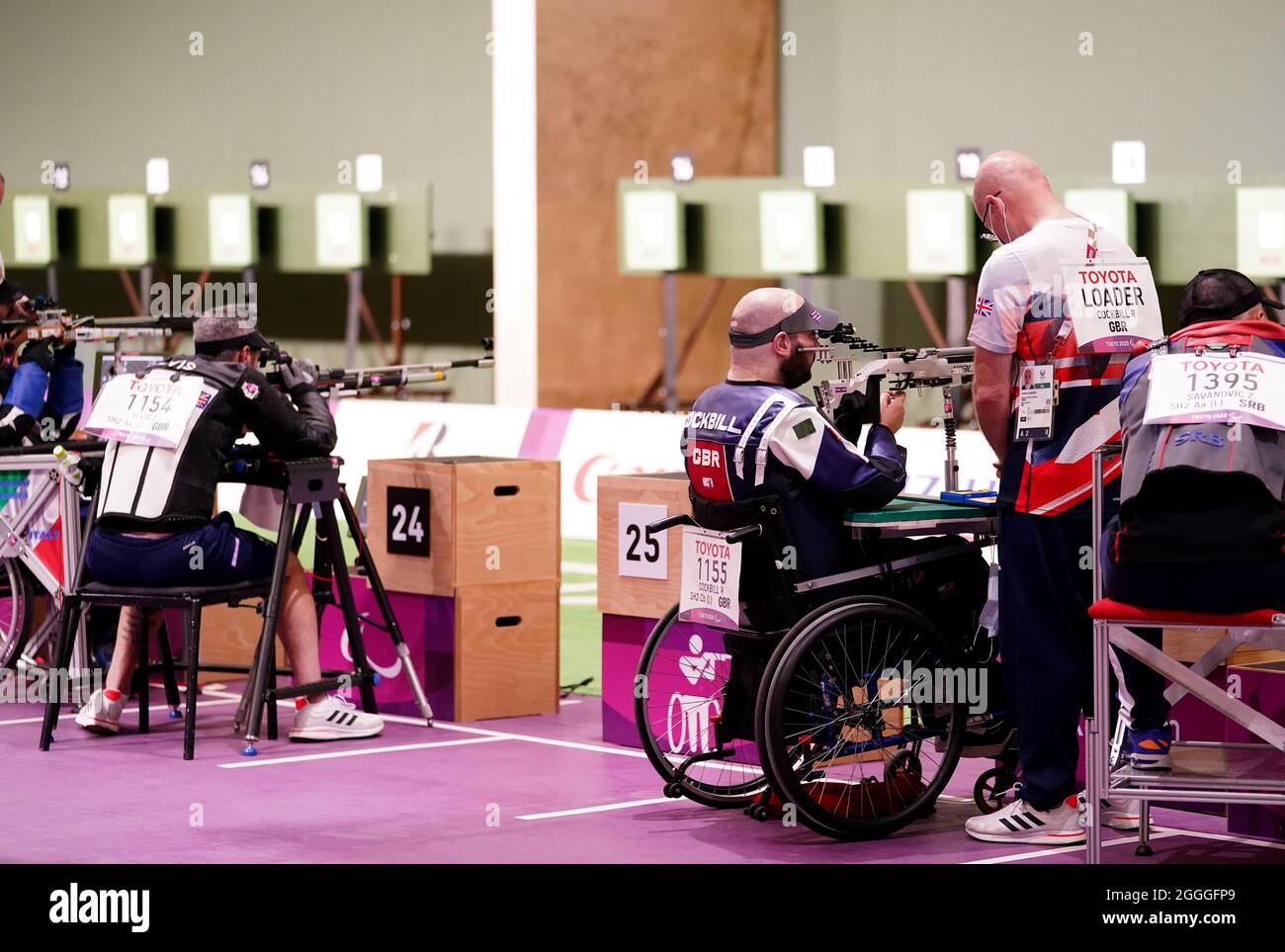 Great Britain's James Bevis and Ryan Cockbill in the Mixed 10m Air ...
