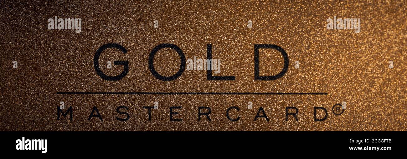 Mastercard gold hi-res stock photography and images - Alamy