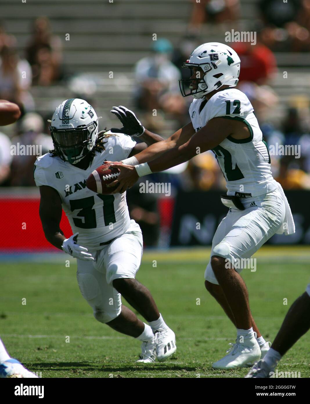August 28, 2021 - Hawaii Rainbow Warriors running back Dedrick Parson ...
