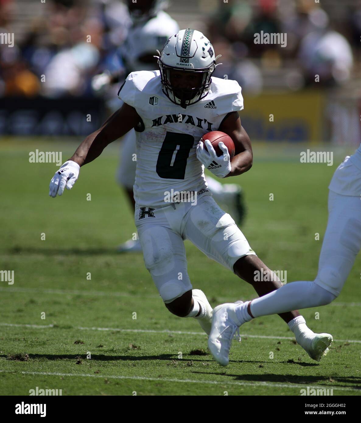 August 28, 2021 - Hawaii Rainbow Warriors running back Dae Dae Hunter ...