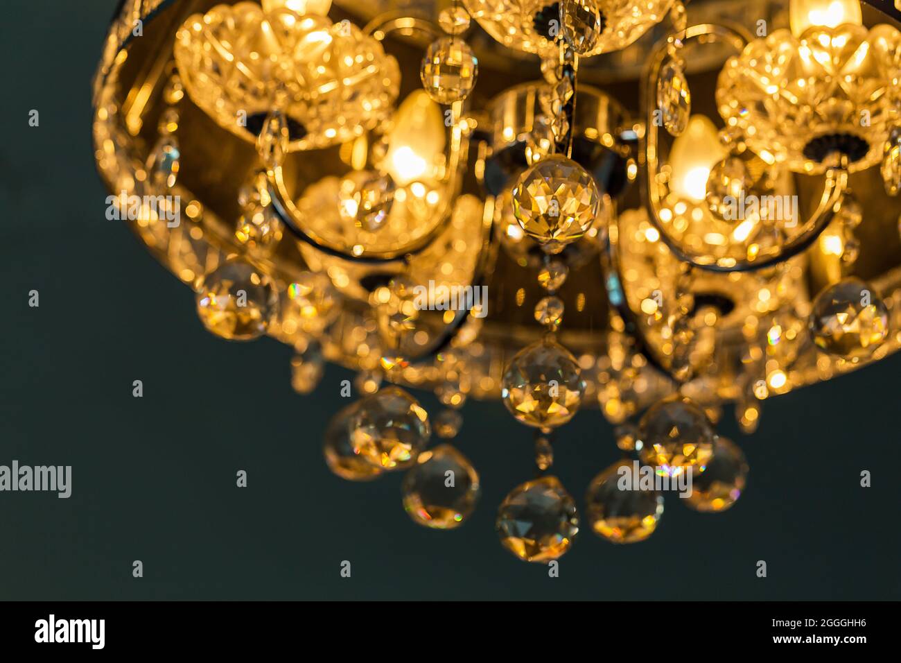 Beautiful crystal chandelier hi-res stock photography and images - Alamy