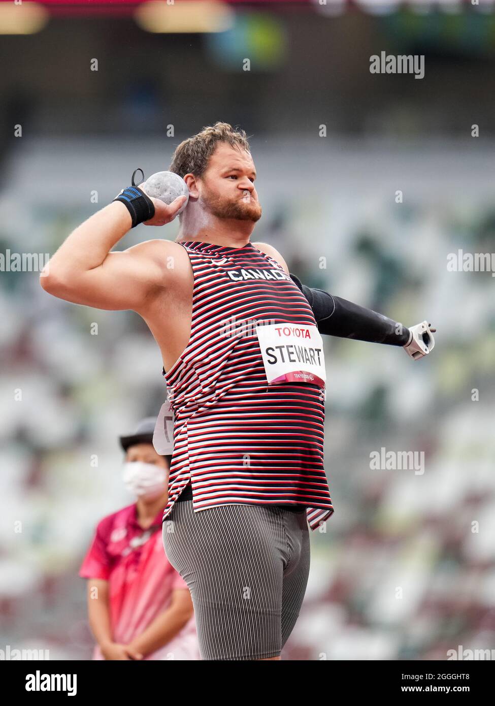 TOKYO, JAPAN - SEPTEMBER 1: Greg Stewart of Canada competing in the Men ...