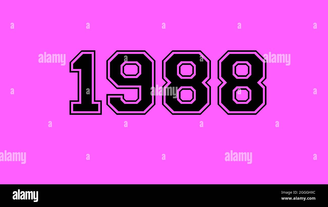1988 sign hi-res stock photography and images - Alamy