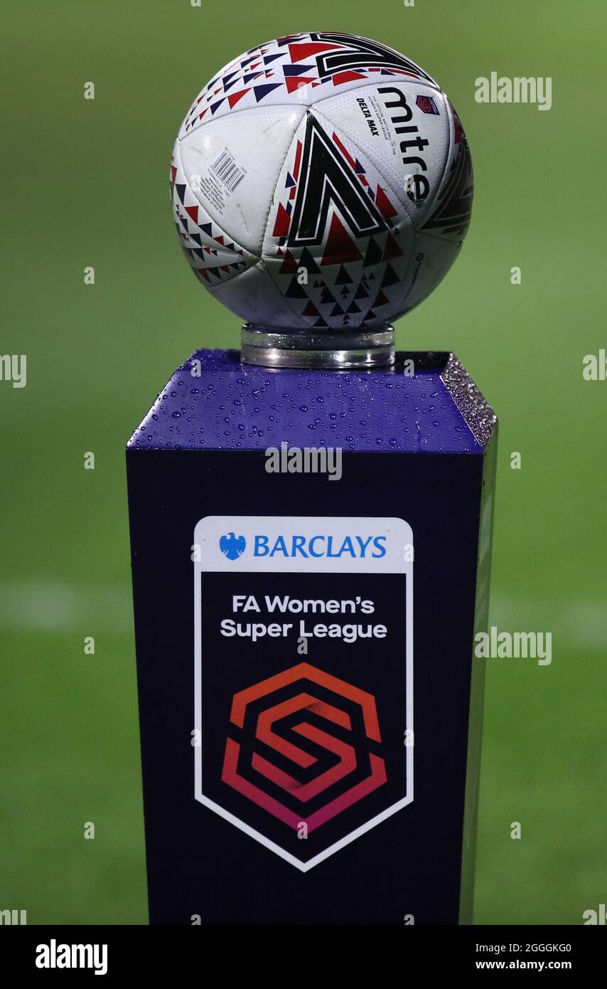 File photo dated 11-03-2021 of Mitre match ball on Barclays FA Women ...
