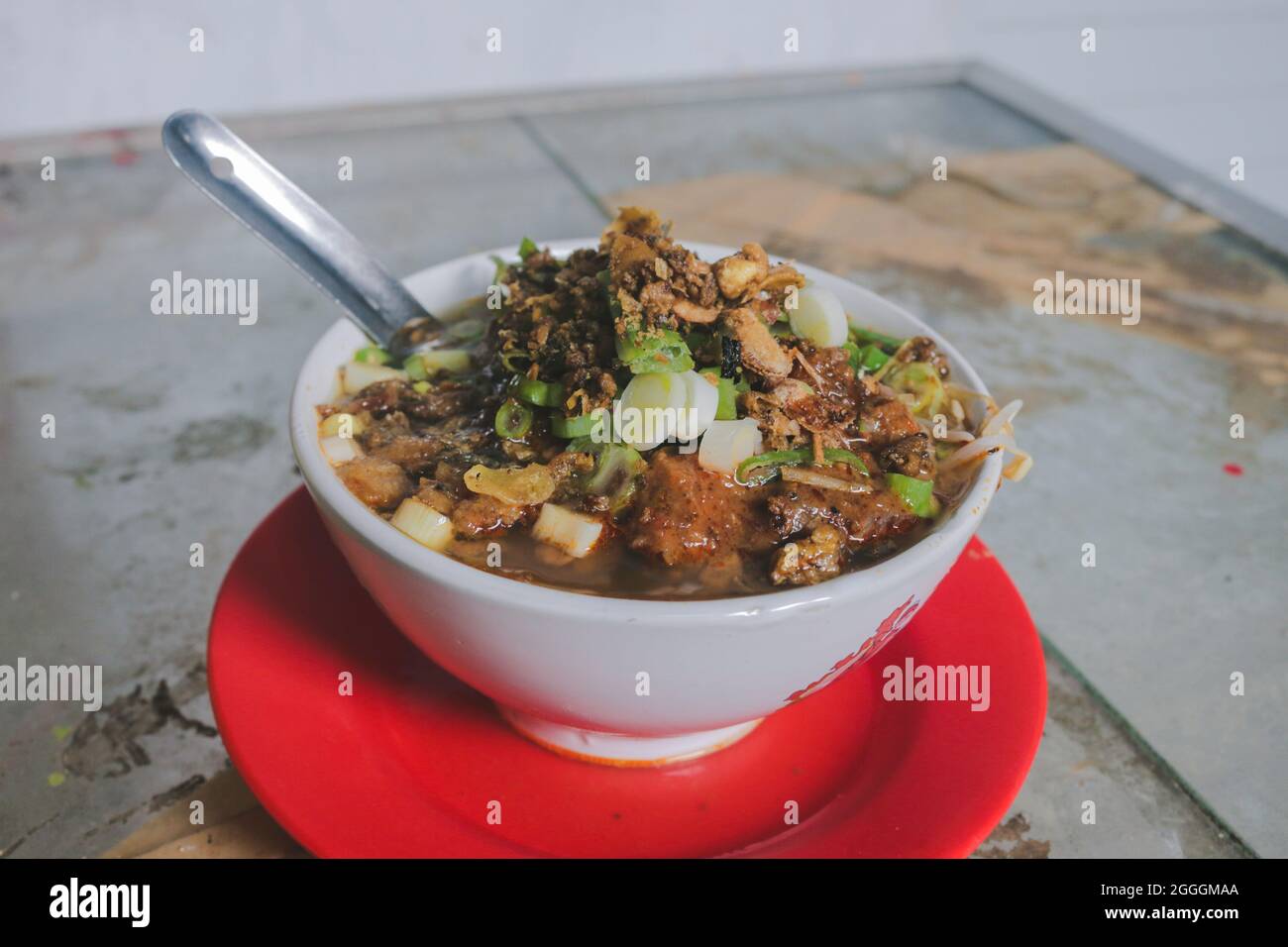 Soto Tauco from fermented soy bean and soto. Original from Tegal ...