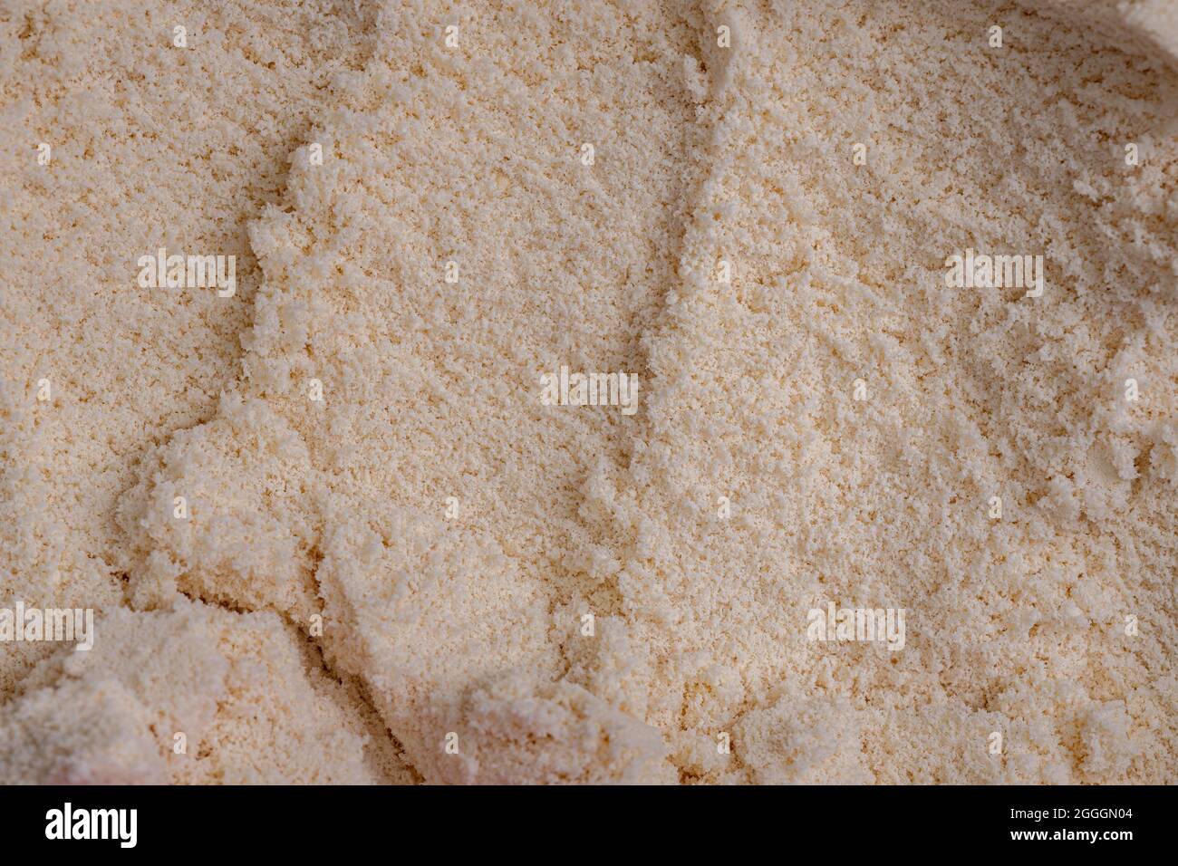 Protein food supplement texture in macro view Stock Photo - Alamy