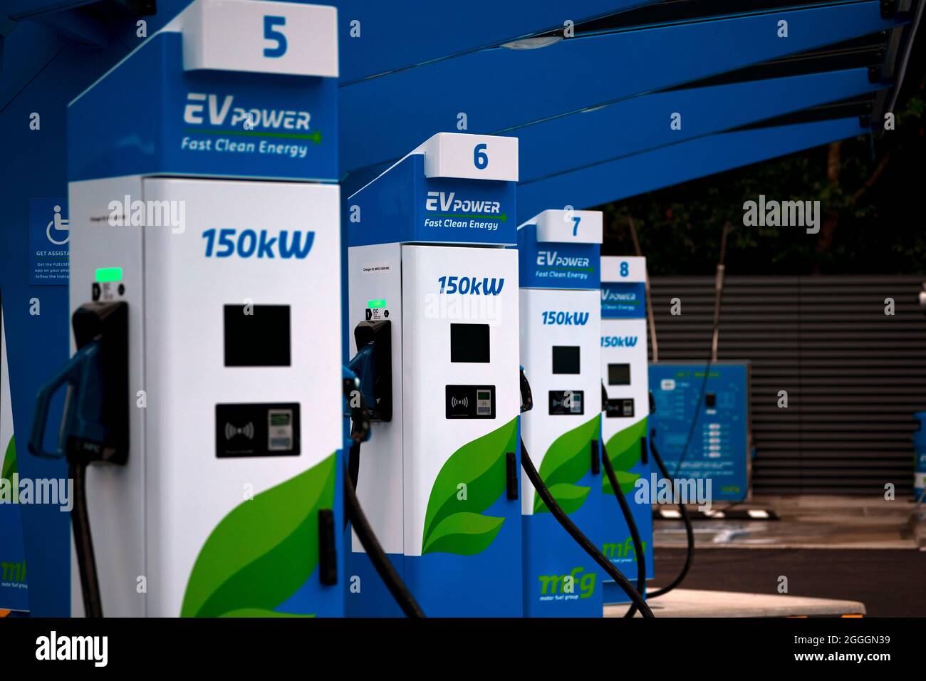 The Motor Fuel Group (MFG) first electric vehicle (EV) only forecourt ...