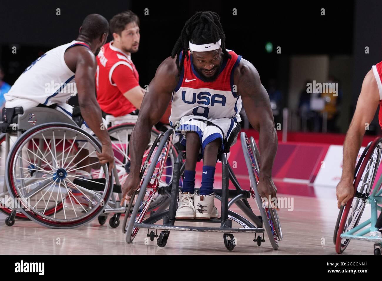 Tokyo, Japan. 1st Sep, 2021. Matt Scott (USA) Wheelchair Basketball ...