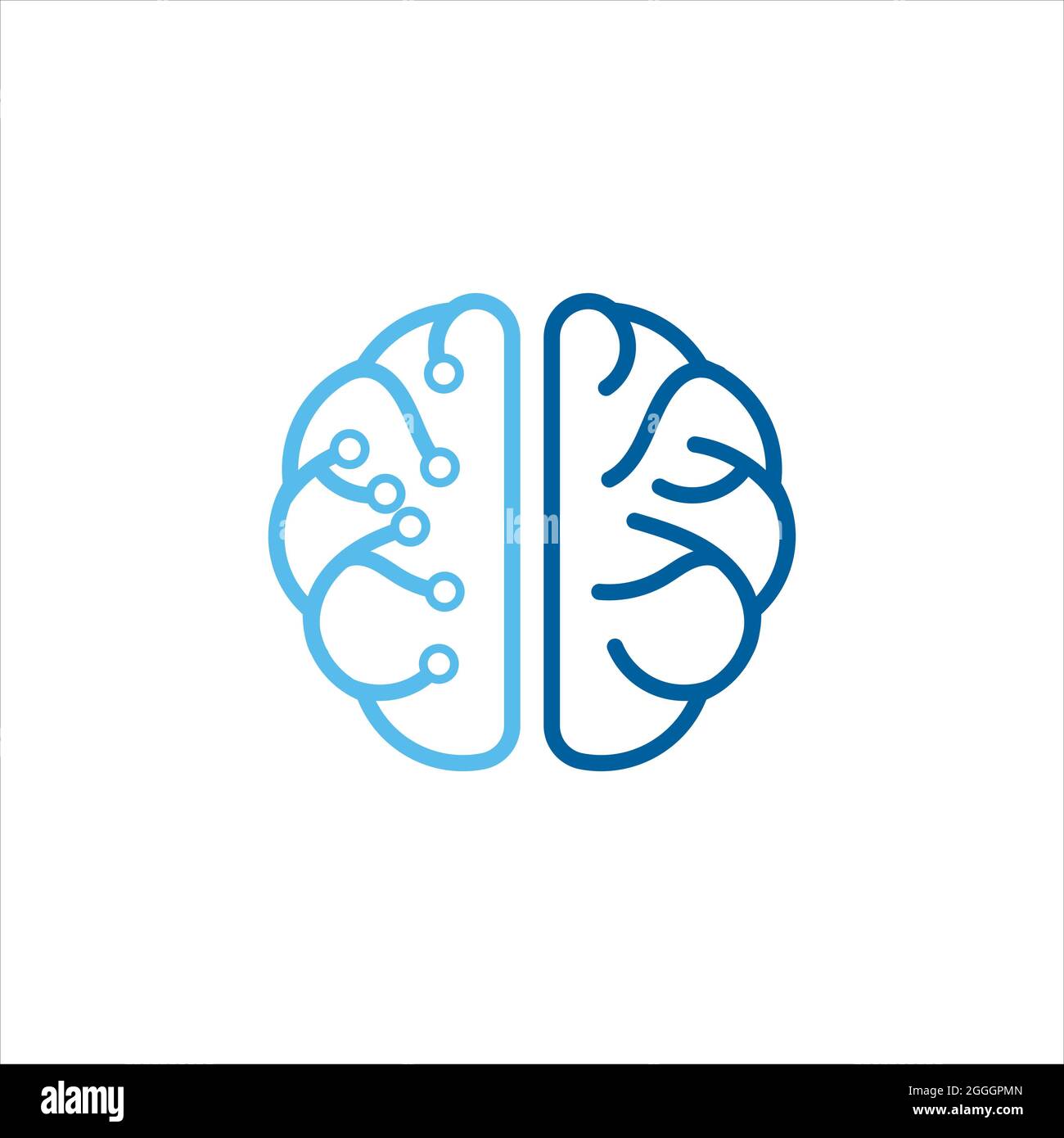 Health Brain vector illustration icon template design Stock Photo - Alamy