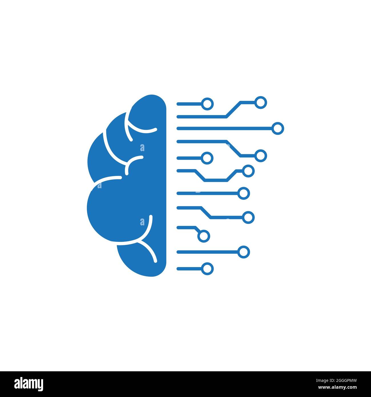 Health Brain vector illustration icon template design Stock Photo - Alamy