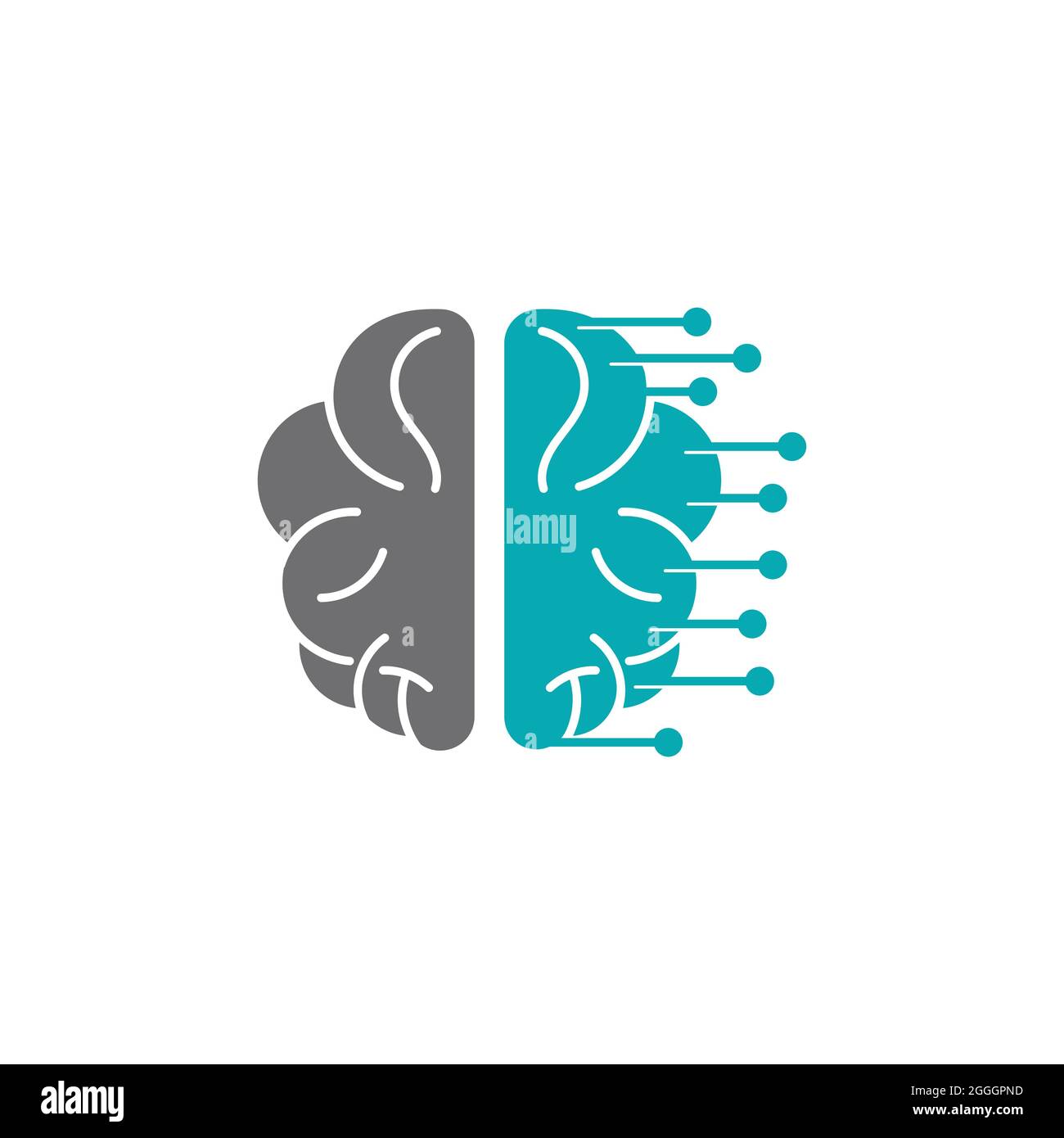 Health Brain vector illustration icon template design Stock Photo - Alamy