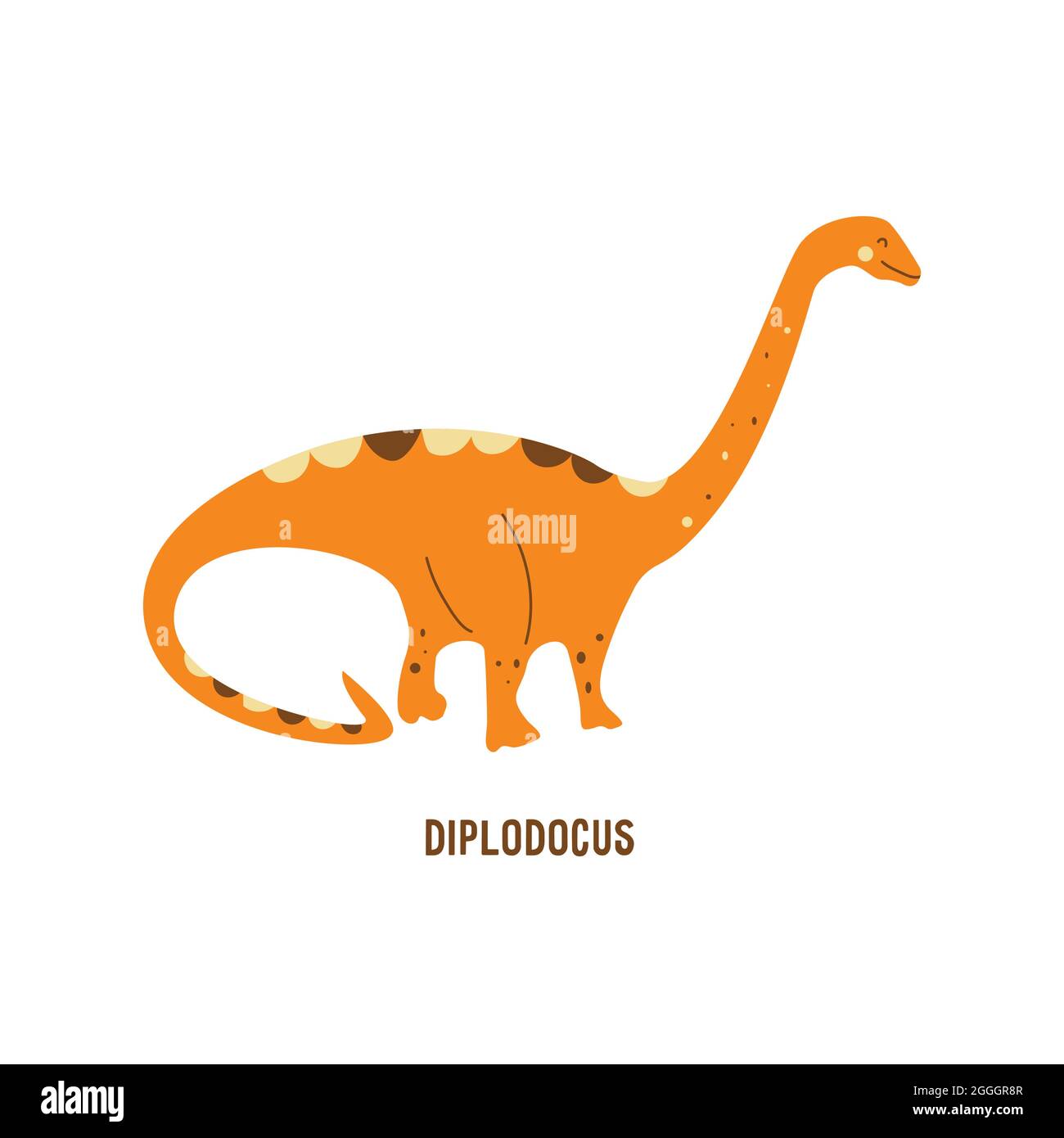 Dinosaur diplodocus. Sauropod. Large extinct ancient reptile, Jurassic ...