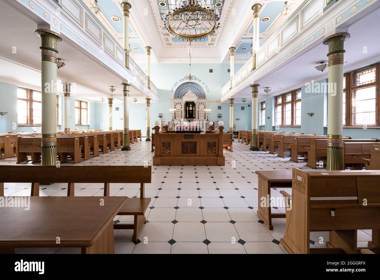 Old synagogue in historical town hi-res stock photography and images ...