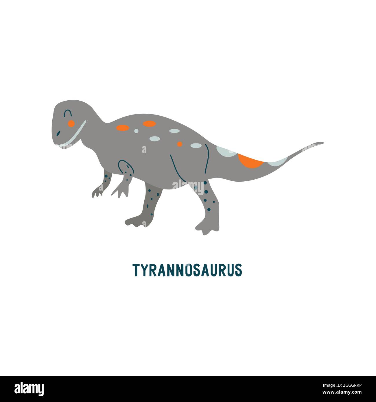 Tyrannosaurus rex dinosaur. Large extinct ancient carnivorous reptile ...