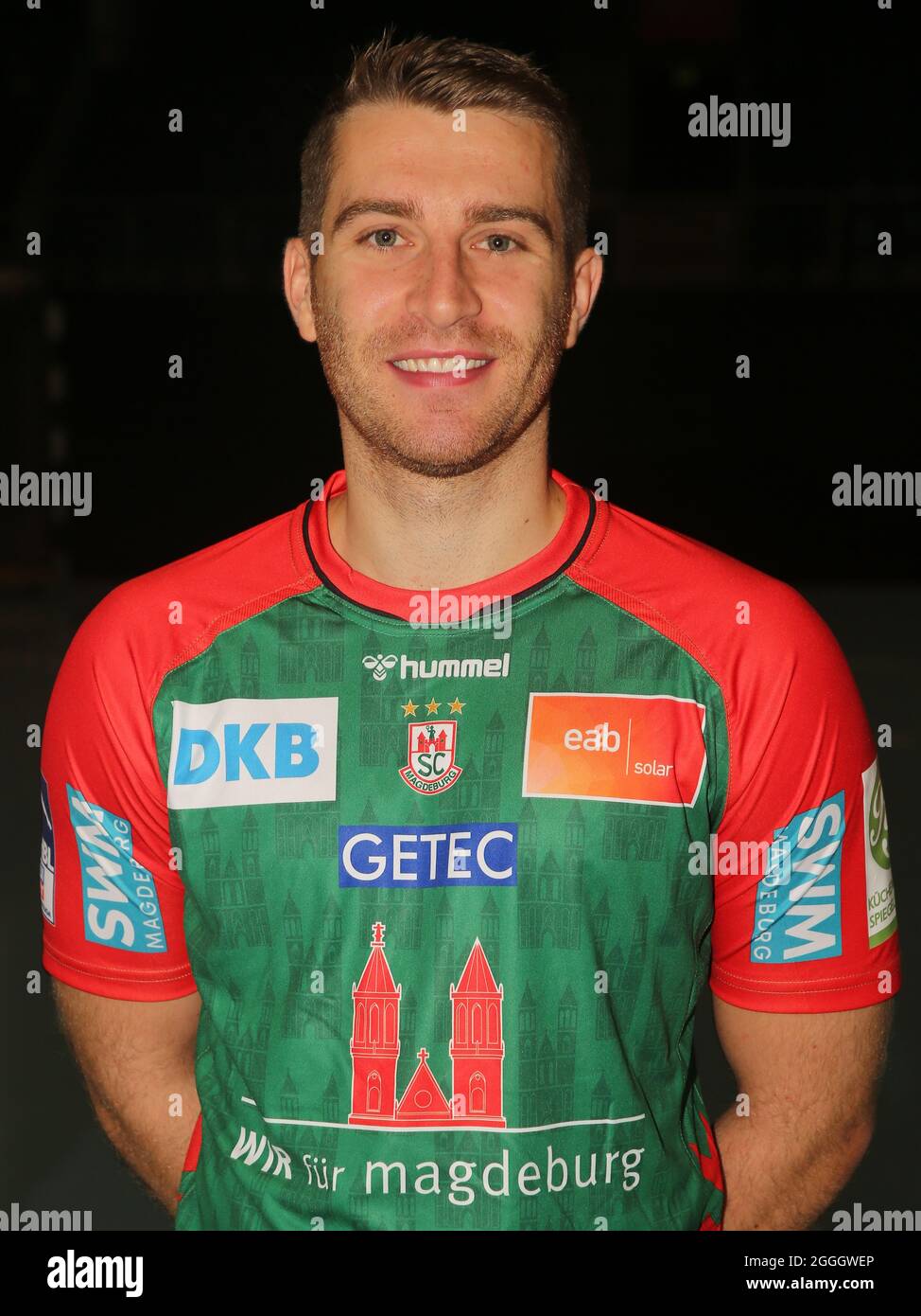 German Handball Player Lukas Mertens SC Magdeburg HBL Liqui Moly ...
