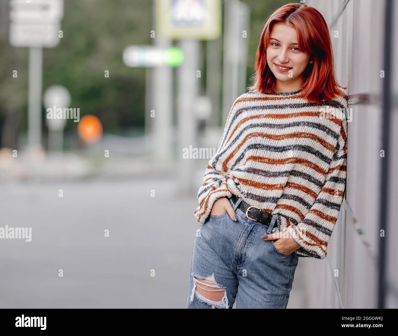 Stylish girl portrait Stock Photo - Alamy
