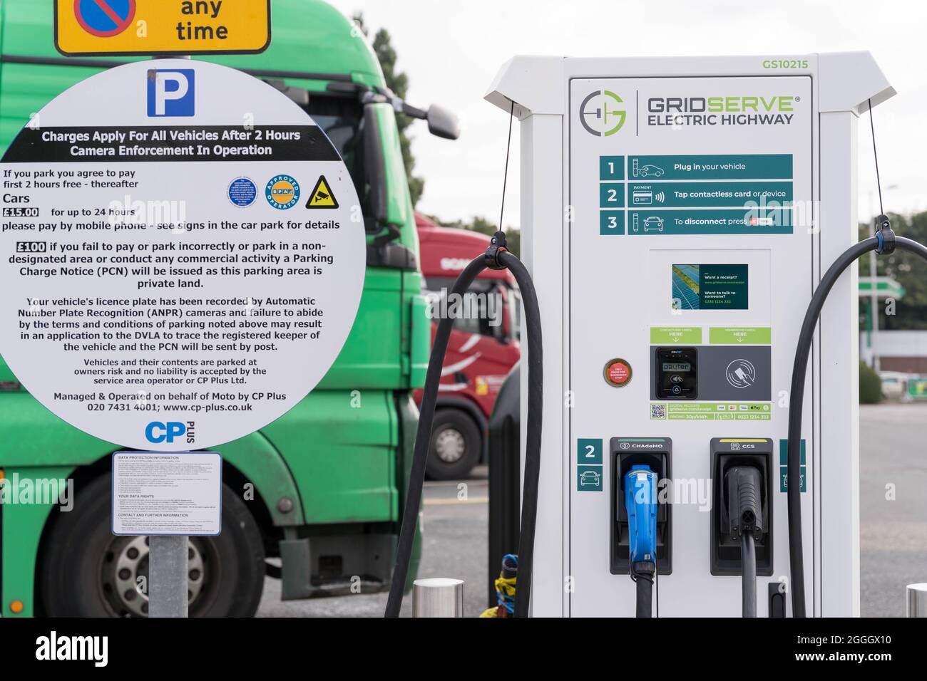 GRID SERVE Electric Highway Charging point Kent England Stock Photo - Alamy