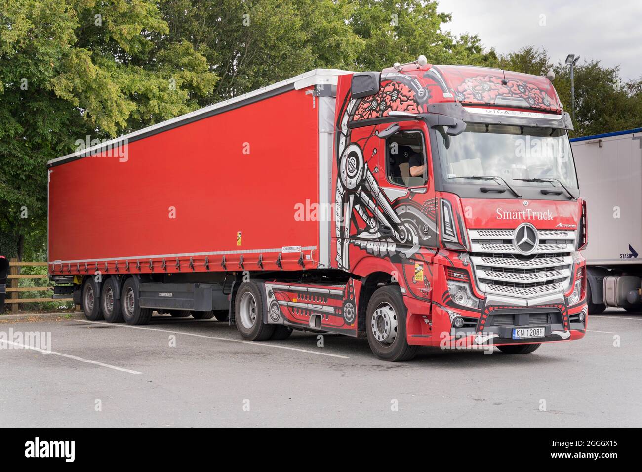 Lorry driver cab hi-res stock photography and images - Alamy