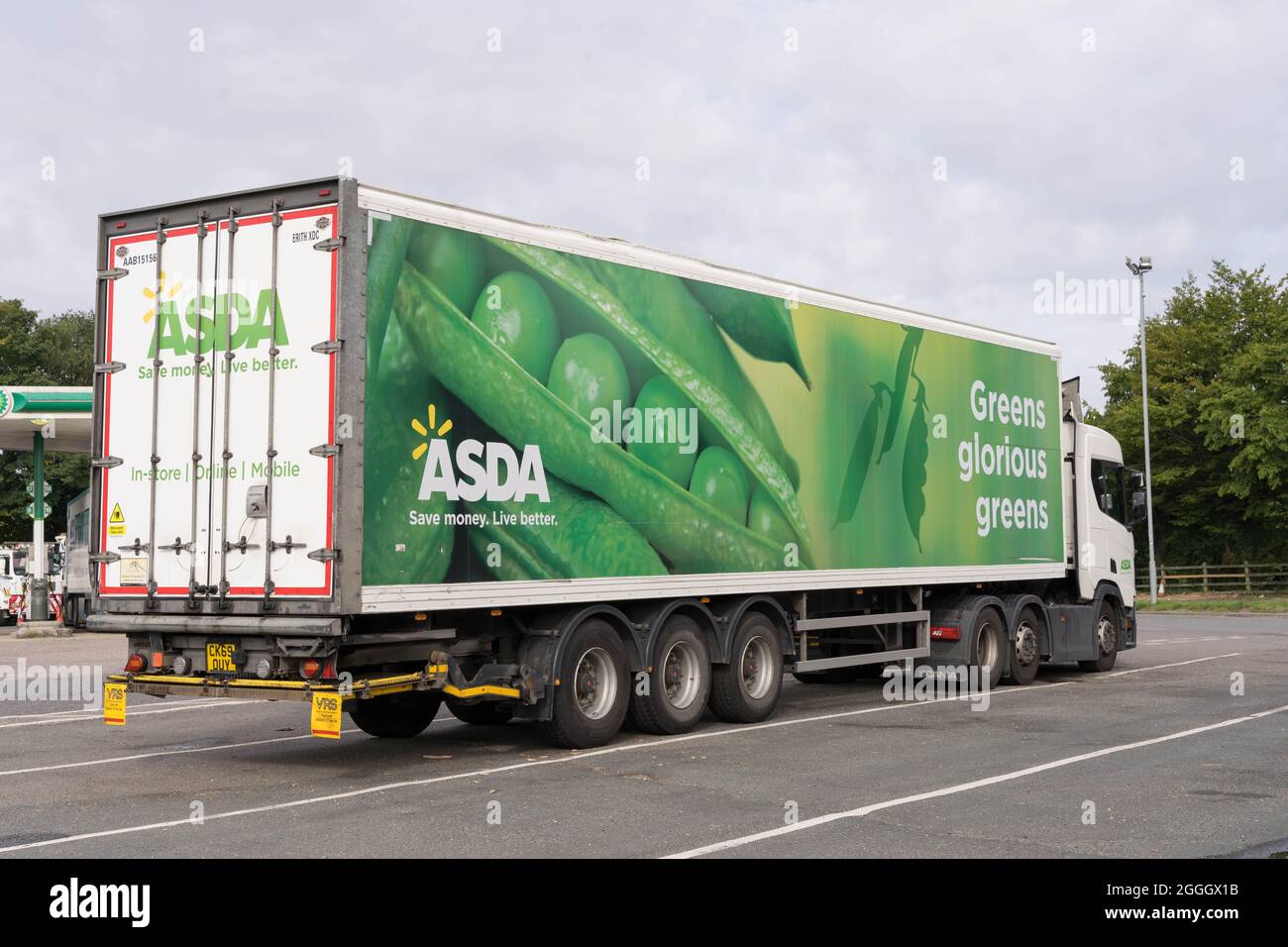 Asda lorry hi-res stock photography and images - Alamy
