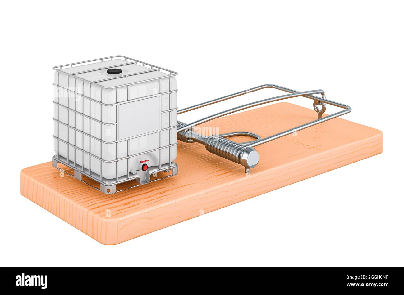 Intermediate bulk container inside Cut Out Stock Images & Pictures - Alamy