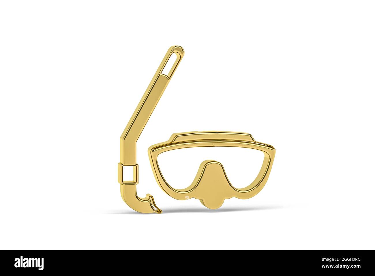 Golden 3d diving icon hi-res stock photography and images - Alamy