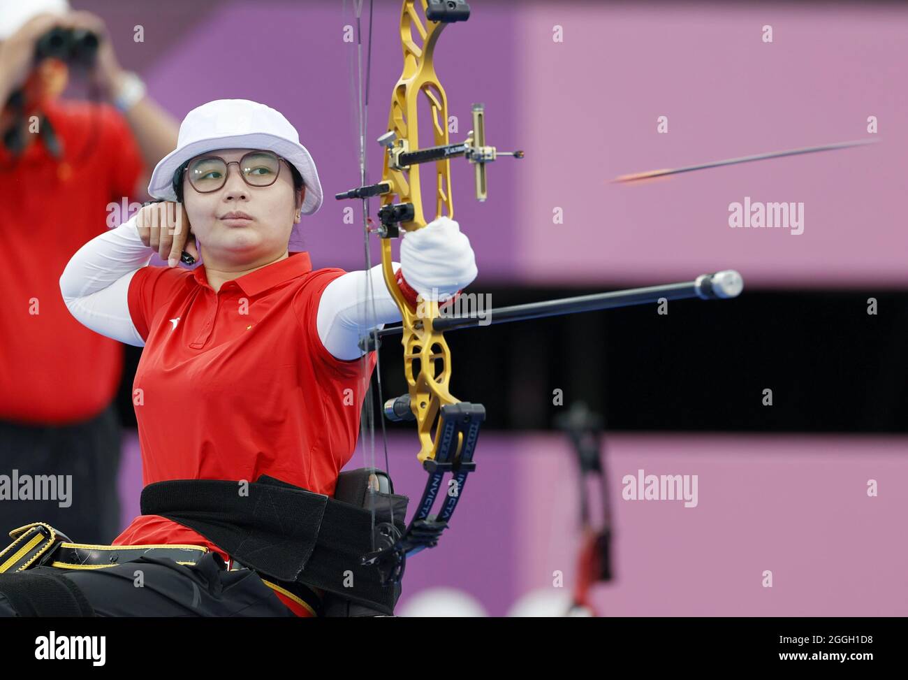 Tokyo, Japan, Sept. 1, 2021, Chen Minyi of China competes in the women ...