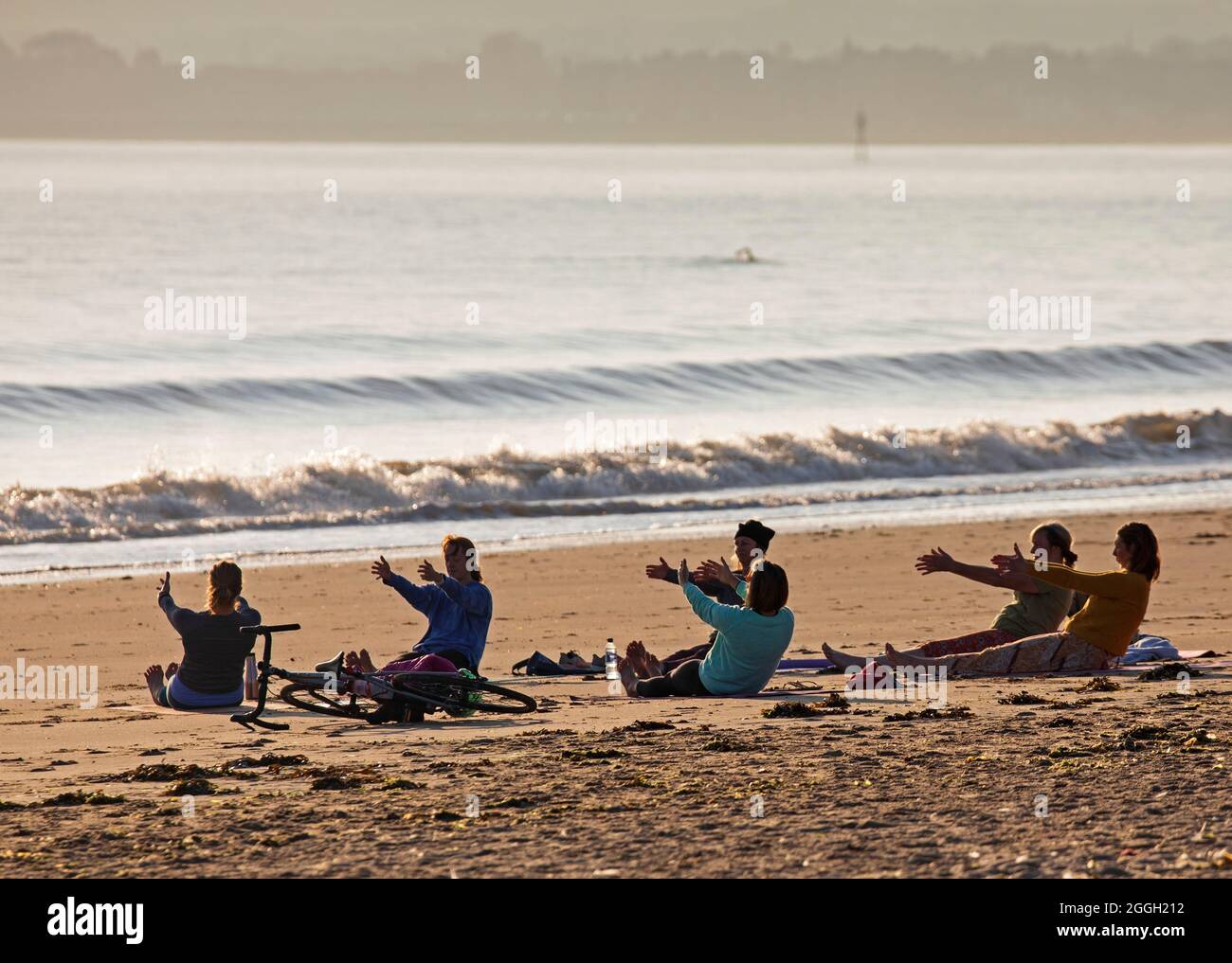 Portobello, Edinburgh, Scotland, UK weather. 1st September 2021. Sunny ...