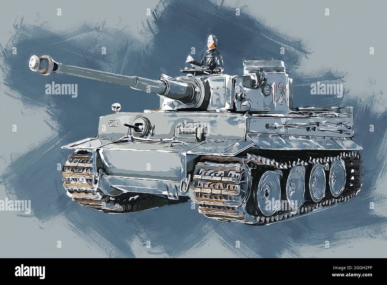 German panzer vi tiger tank hi-res stock photography and images - Alamy