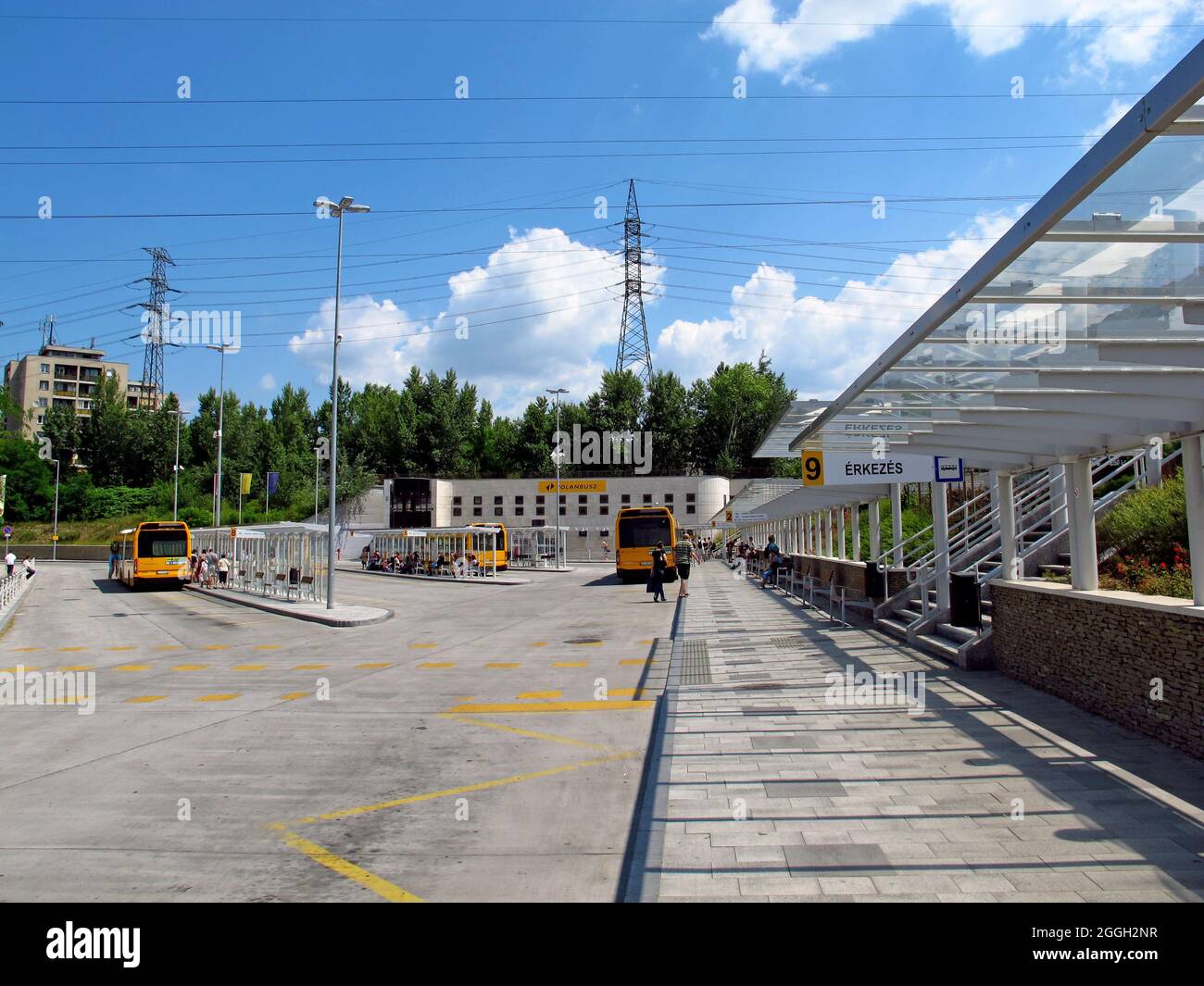 The bas station in Hungary country Stock Photo - Alamy