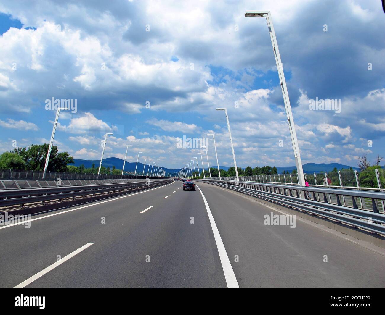 The road of Hungary country Stock Photo - Alamy