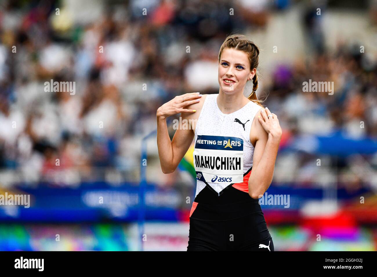 Yaroslava Mahuchikh (Women's High Jump) of Ukraine competes during the ...