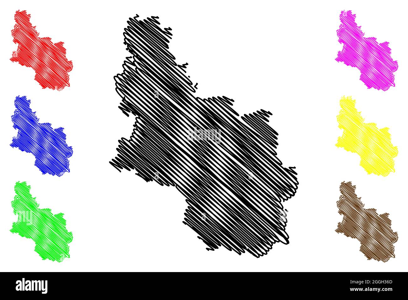 Cologne administrative map hi-res stock photography and images - Alamy