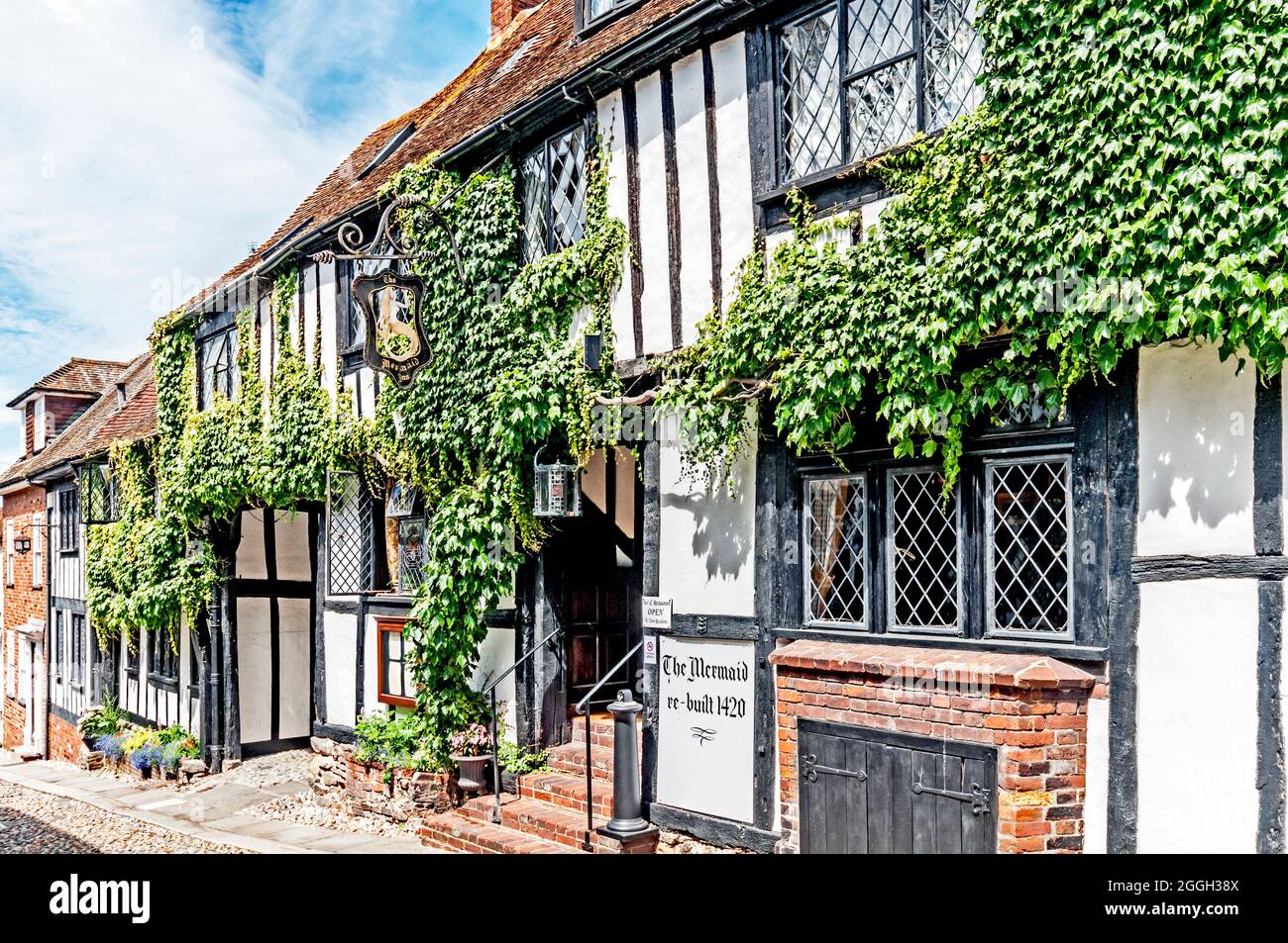 Rye (England, East Sussex) Mermaid Street Stock Photo - Alamy