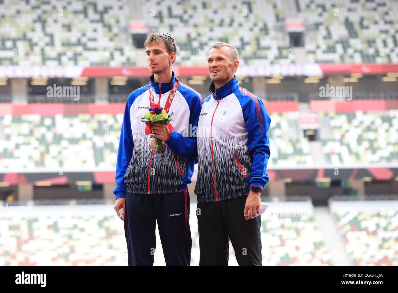 RUDAKOV Fedor (RPC) celebrates Bronze Medal in the Athletics : Men's ...