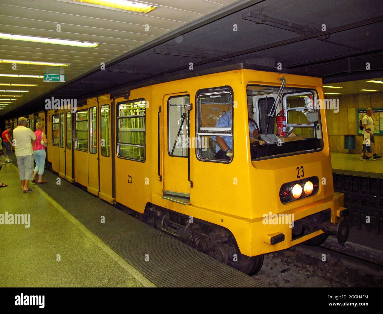 The subway in Budapest, Hungary Stock Photo - Alamy
