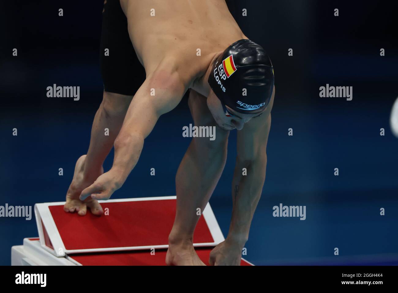 LLOPIS SANZ Inigo (ESP) competes in the Swimming : Men's 400m Freestyle ...