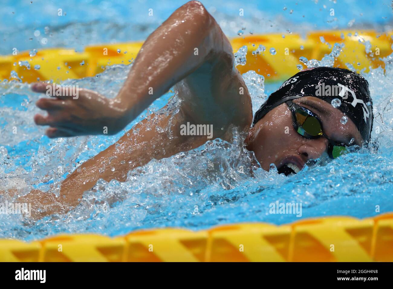 TORRES Matthew (USA) competes in the Swimming : Men's 400m Freestyle ...
