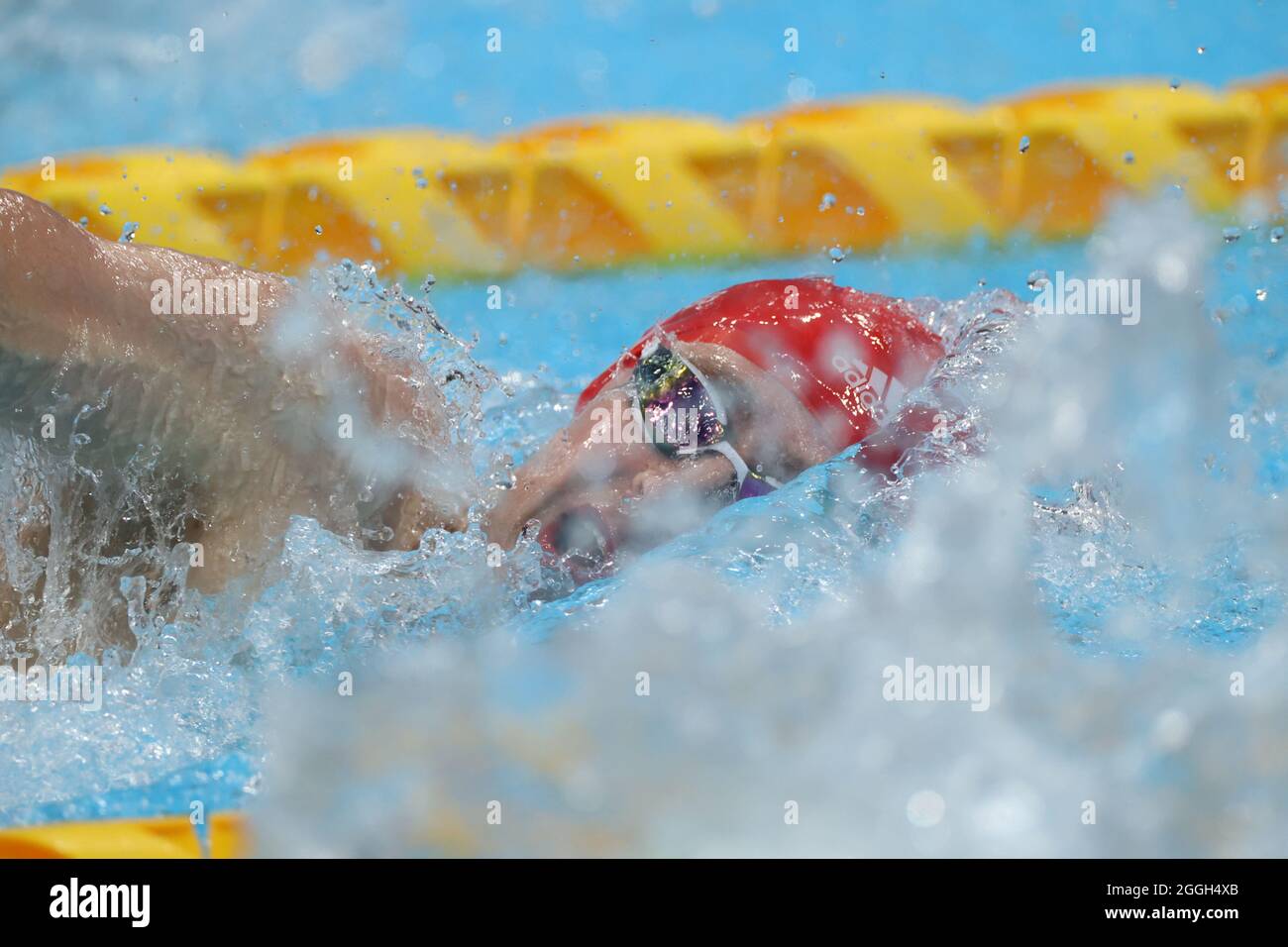 CLEGG Stephen (GBR) competes in the Swimming : Men's 100m Freestyle ...